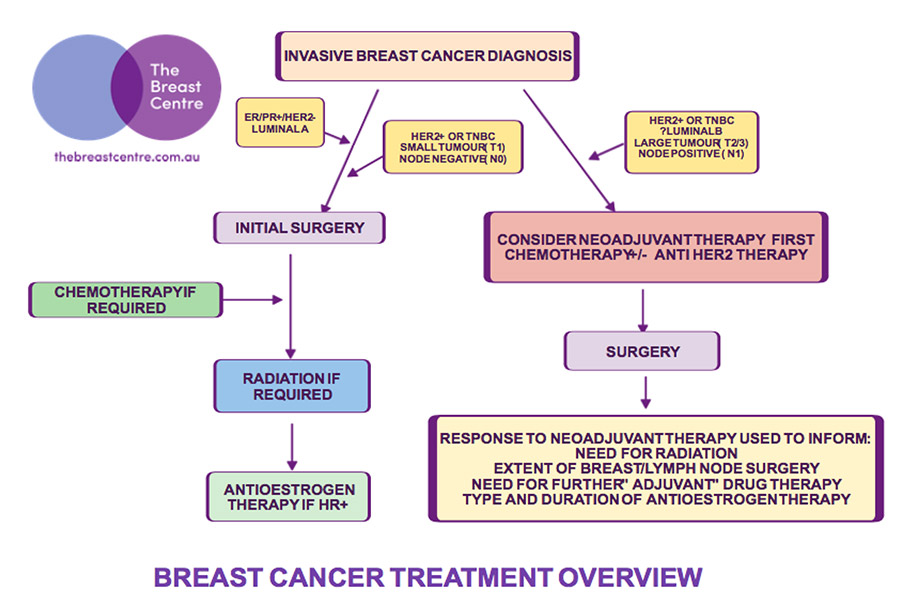Breast Cancer Treatment Algorithms | Breast Cancer Surgery Melbourne, VIC Breast Cancer Treatment Algorithms | Breast Cancer Surgery Melbourne, VIC