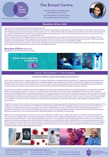 Breast Cancer Surgery Melbourne, VIC | Breast Surgery East Melbourne, VIC